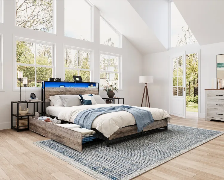 The Bed Frame: Your Ally Against Back Pain During Sleep – LINSY LIVING